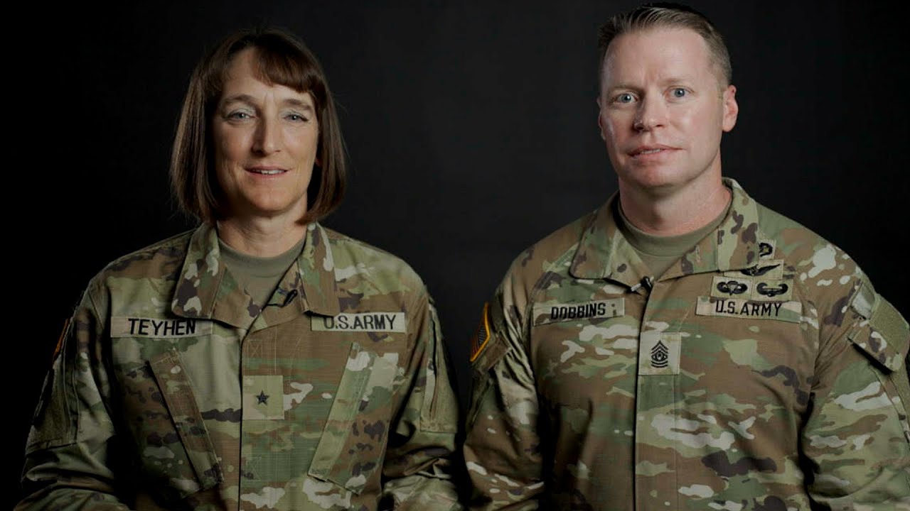 BG Teyhen and CSM Dobbins Thank You to BAMC's Pharmacy - YouTube