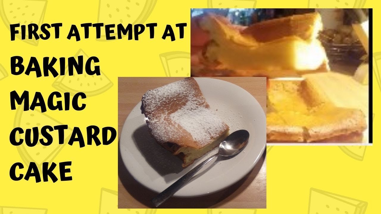 MAGIC CUSTARD CAKE "FIRST ATTEMPT" / Madam Pango - YouTube