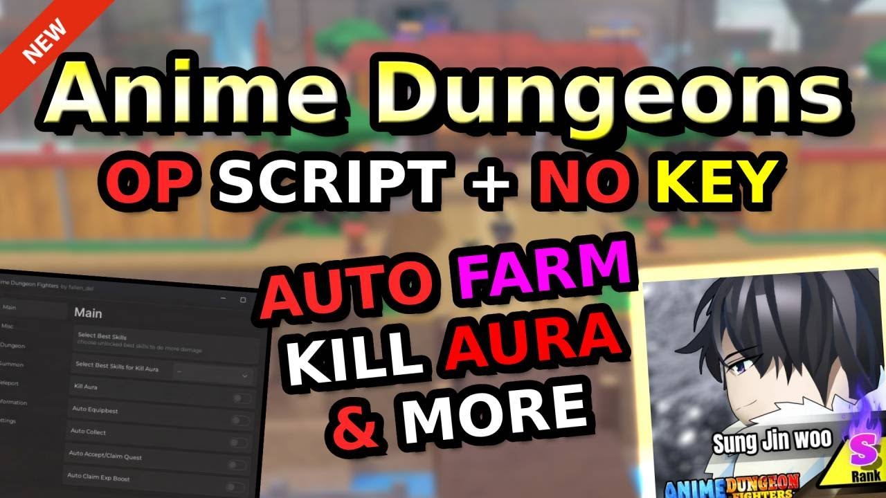 [NEW] Anime Dungeon Fighters OP Script (2025) PASTEBIN - YouTube