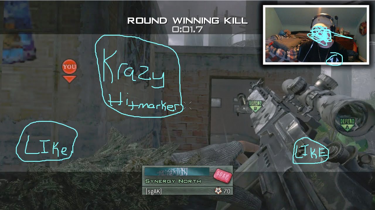 ROAD TO A MW2 SETUP SHOT #4 (2 Crazy Hitmarkers) - YouTube
