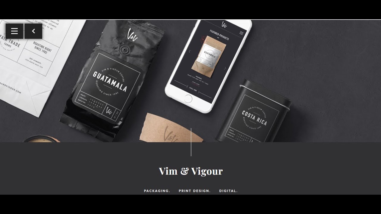 Vim & Vigour Web Complete Home Page Design Created Using html and CSS ...