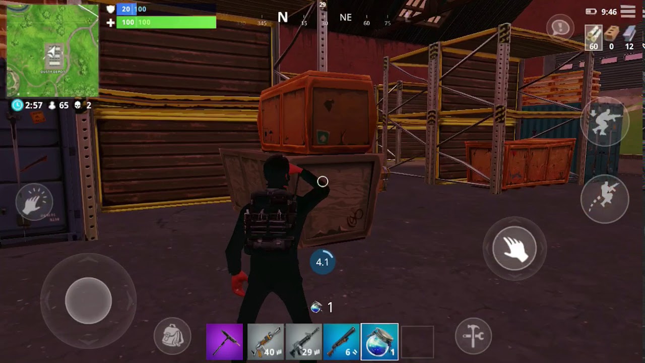 Fortnite mobile gameplay - YouTube
