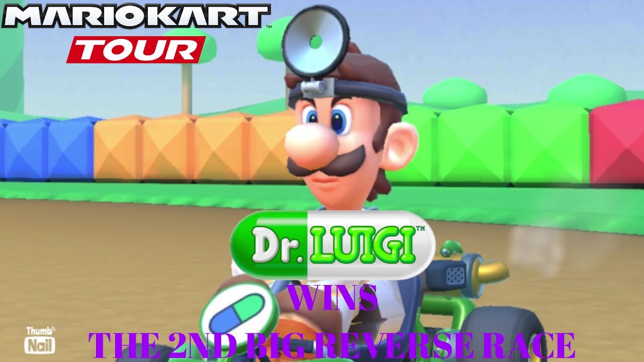 Dr. Luigi Wins The 2nd Big Reverse Race - YouTube