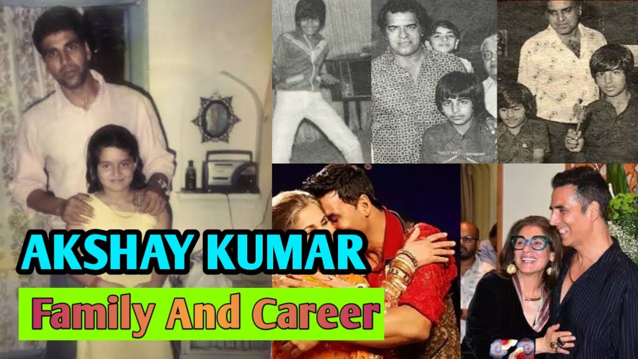 Akshay Kumar with family, Parents, wife and child's🥰🥰 - YouTube