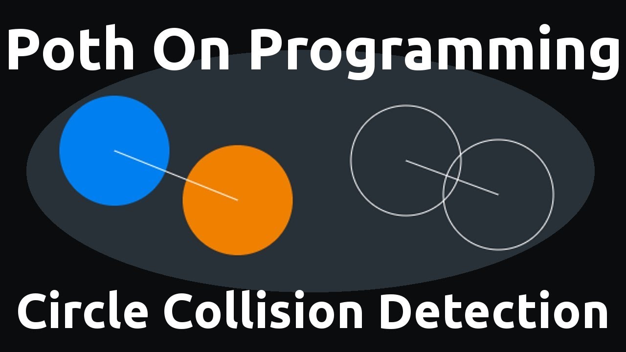 Circle Vs Circle Collision Detection Tutorial Youtube