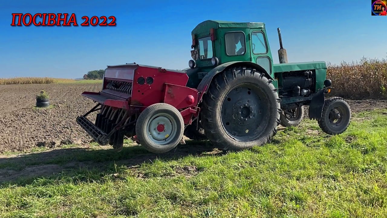 Кінець жовтня,голова пухне,сіємо озимину Т40 з фінською сівалкою JUKO,а ...