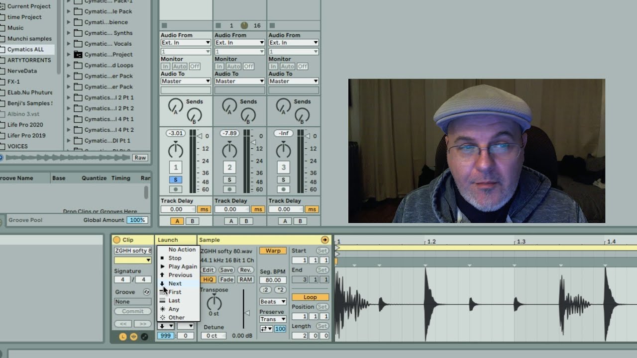 Ableton, Clip Launch box, Follow Actions in 5mins. - YouTube
