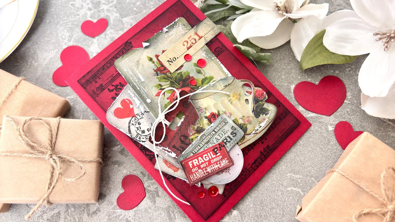 Distressed Vintage Note Cards in 4-3-2 Layers | Simon Says Stamp ...