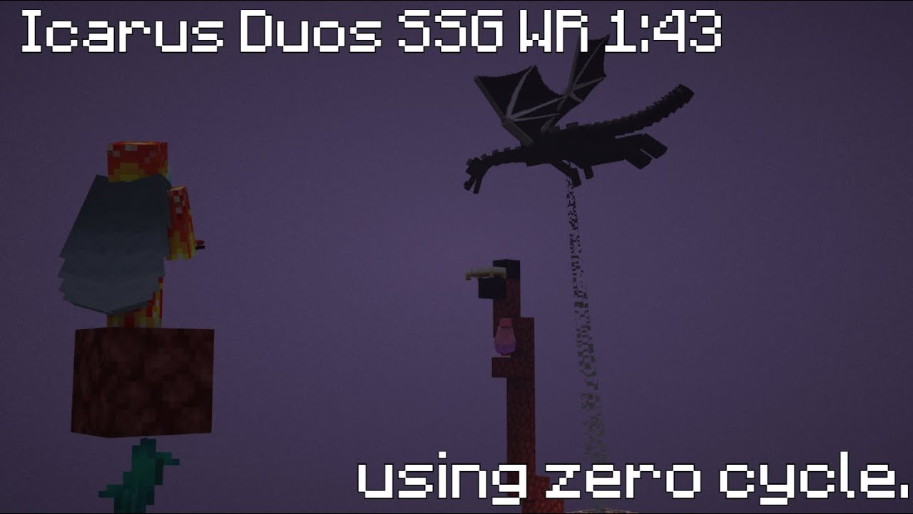 Minecraft SSG Icarus Duos WR Using The Zero-Cycle. w/ HanabiYaki - YouTube