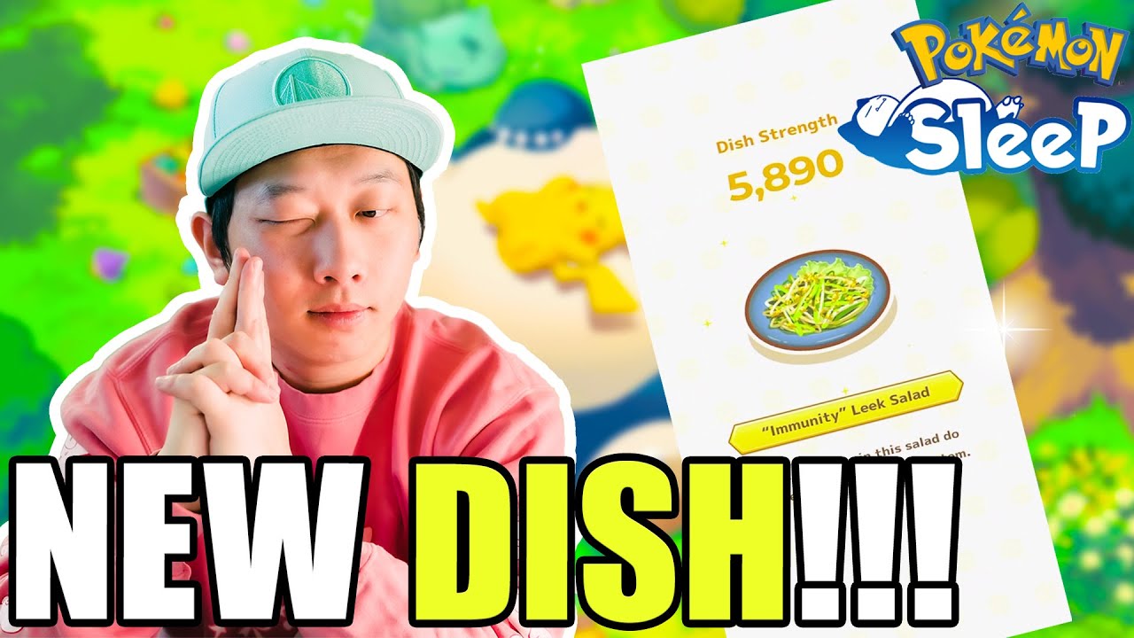 We Made a New Dish With Leeks! | Pokémon Sleep - YouTube