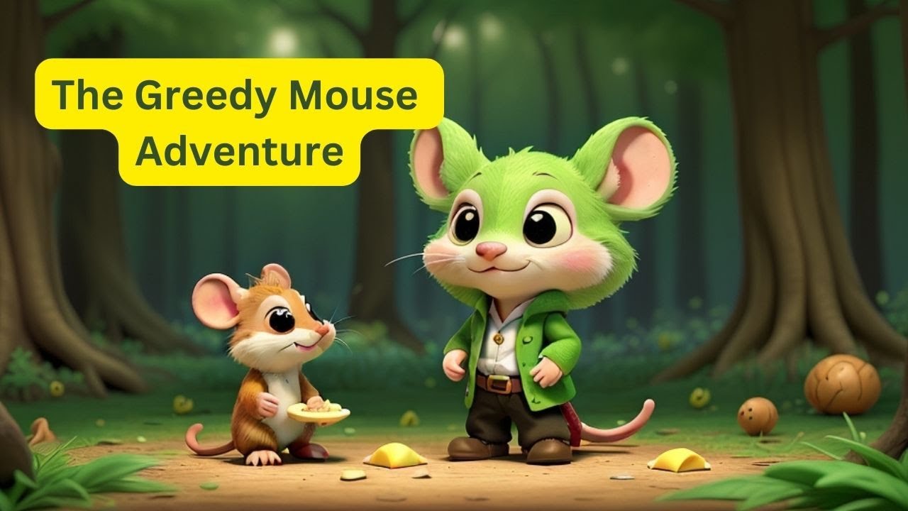 "🐭 The Greedy Mouse Adventure!!🧀"| Bedtime Stories for Kids in English ...