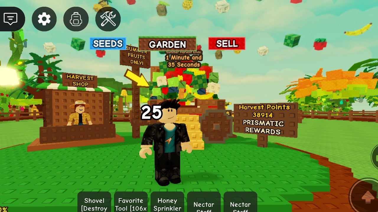 obtaining every thing in magae summer harvest event in grow a garden ...