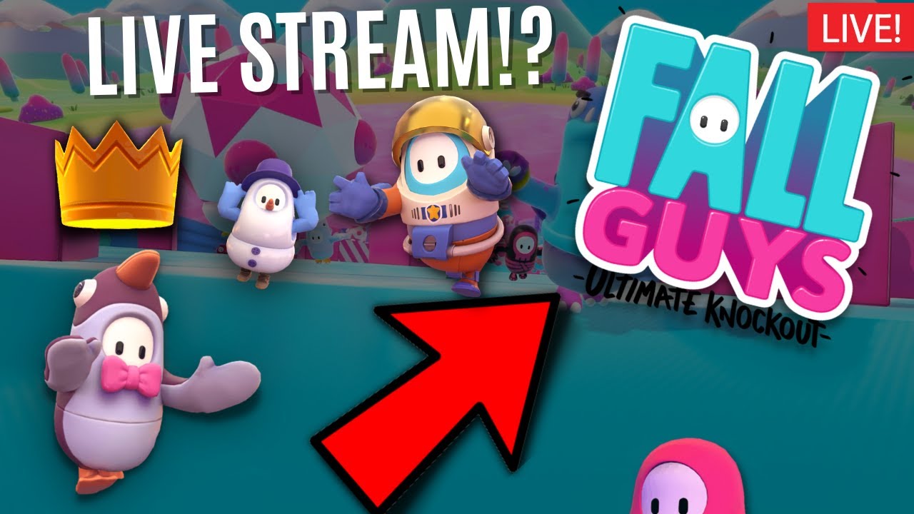 GRINDING OUT WINS!?! Fall Guys F2P [LIVE #1] - YouTube