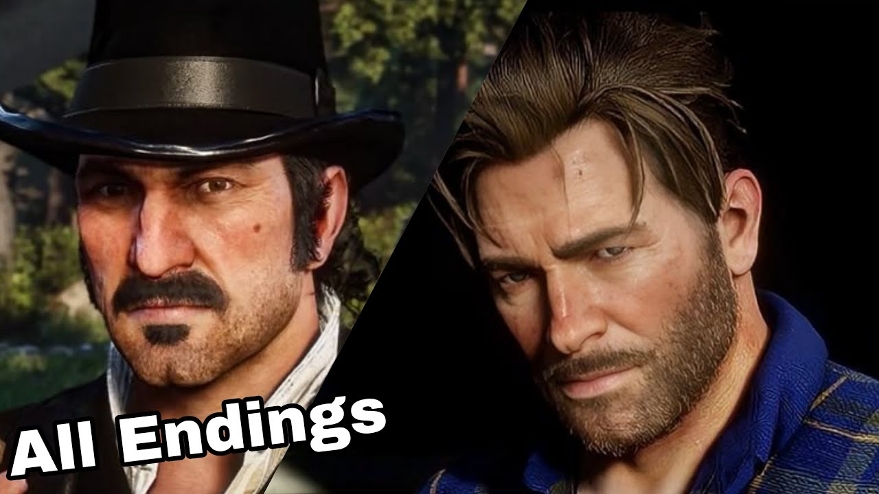 Red Dead Redemption 2 - All Endings - Arthur Morgan Final Mission - YouTube