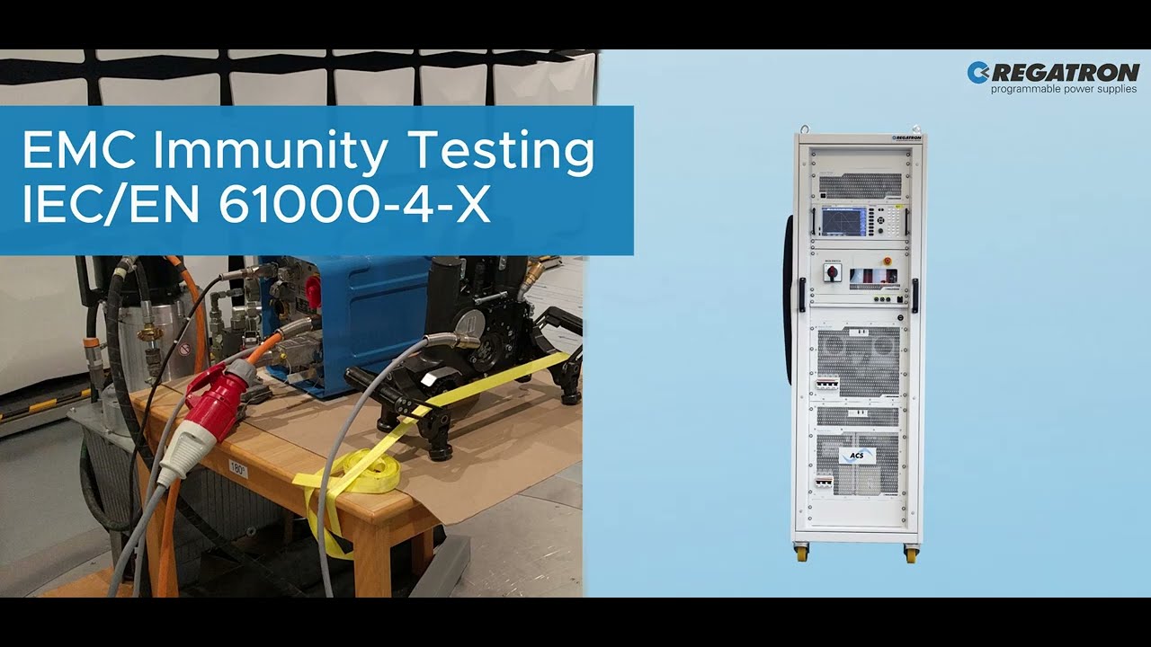 Regatron EMC Immunity Test – Software Application - YouTube