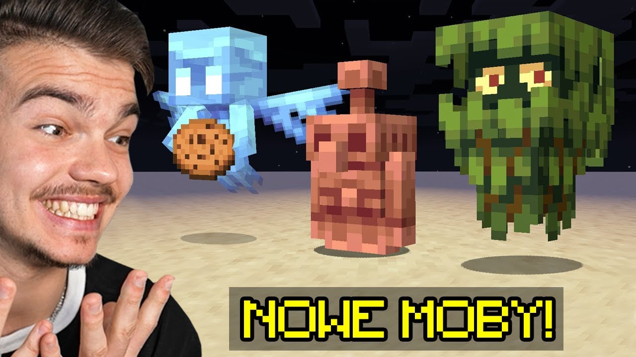PRZETESTOWAŁEM NOWE MOBY w Minecraft! - YouTube