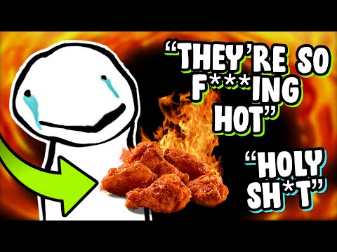 Dream swears like CRAZY while eating HOT WINGS!