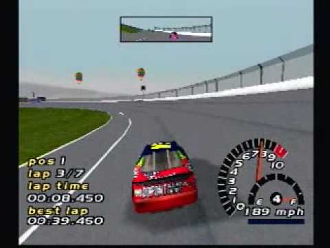 Nascar 2000 (PS/PS1) California speedway - YouTube