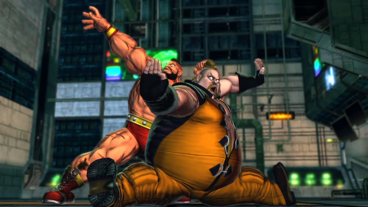 Street Fighter X Tekken Zangief/Rufus VS King/Kuma - YouTube