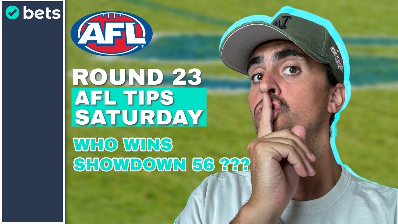 AFL TIPS Round 23 Saturday: Who wins Showdown 56! - YouTube
