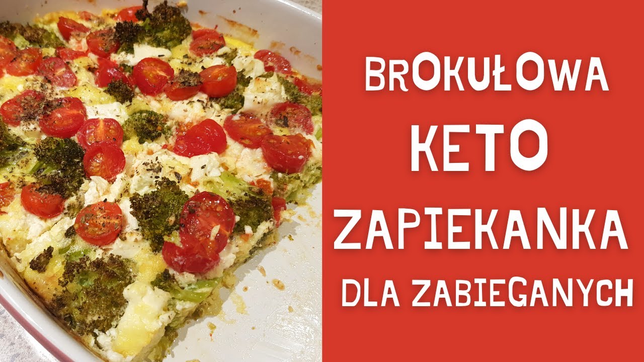 Brokułowa keto zapiekanka dla zabieganych | Szybki keto obiad ...