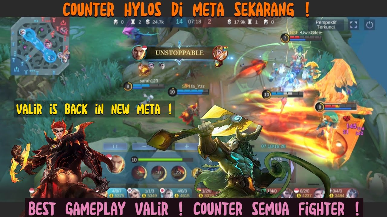 Valir is back in new meta ! Mage counter semua fighter ! - Mobile ...