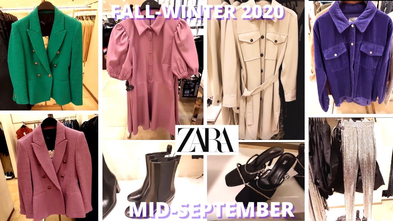 ZARA NEW FALL-WINTER 2020 Fashion Styles for Women! [MID-SEPTEMBER 2020 ...