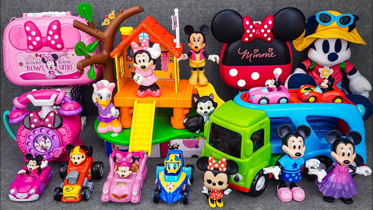 Satisfying with Unboxing ULTIMATE Minnie Mouse Camping Toys Collection ...