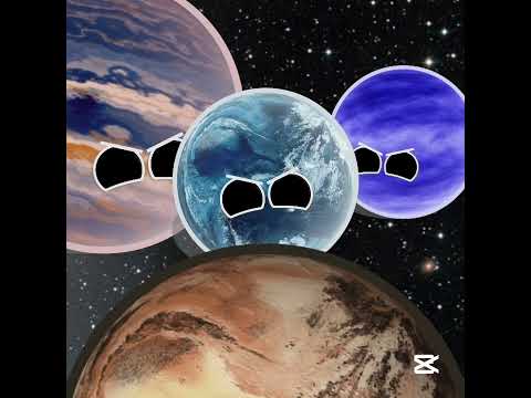 Eğer normal gezegen ile anti madde gezegeni birbirlerine dokunursa? #planetballs #antimatter #anti