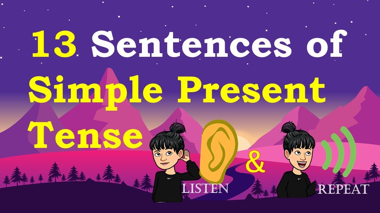 Listen and Repeat) Simple Present Tense - YouTube