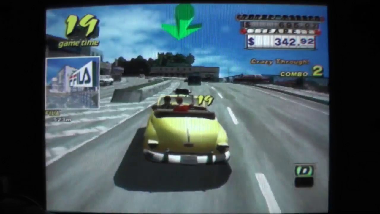 Let's Play: Crazy Taxi (PS2) - YouTube