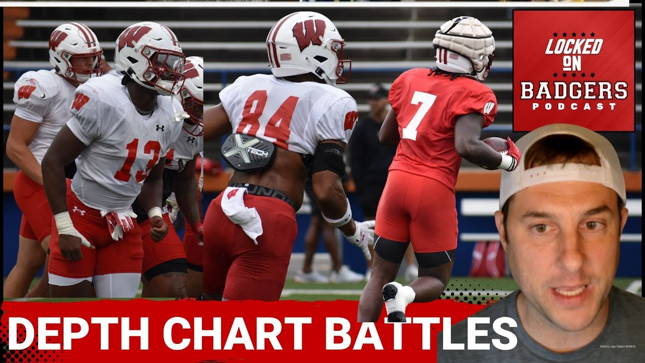 Wisconsin Badgers football depth chart battles! Does Chris Brooks Jr ...