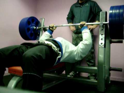 Big Mike 180kg / 405lbs Bench Press - YouTube