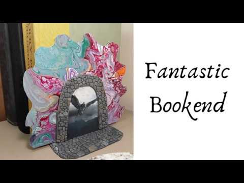 How to Make a Fantastic Polymer Clay Bookend - YouTube