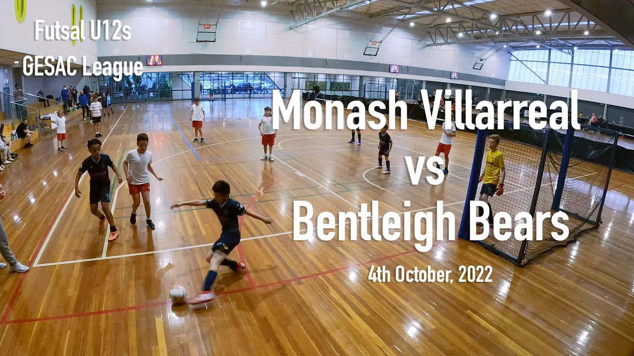 Monash Villarreal (12) vs Bentleigh Bears (0) U12s Futsal League - Full ...