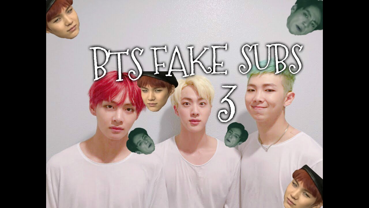 BTS Fake Subs 3 (Keeping Up with Bangtan) - YouTube