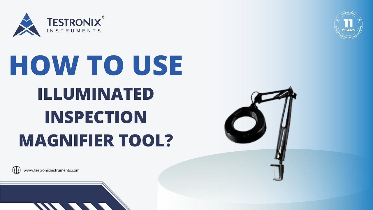 How to use Illuminated Inspection Magnifier Tool? - YouTube
