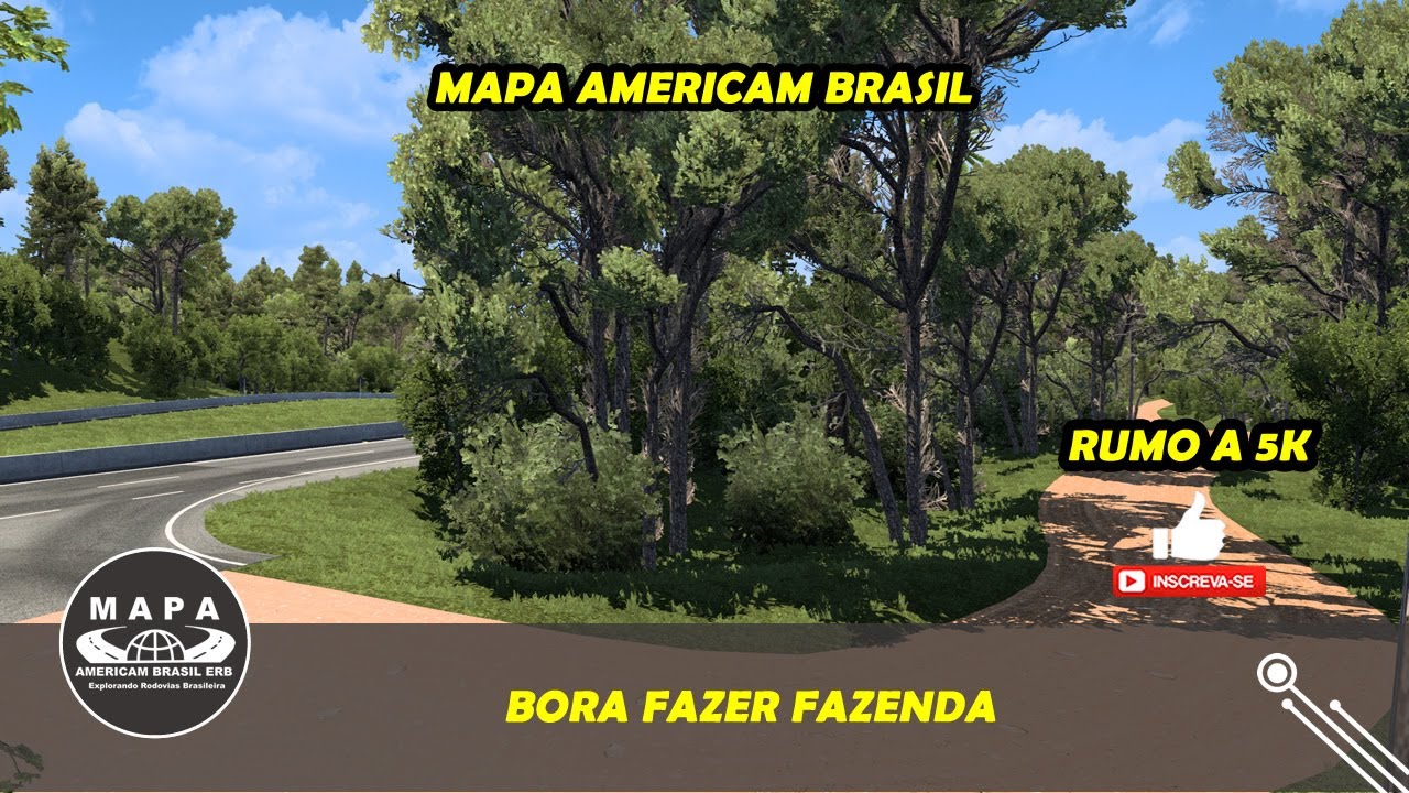 MAPA AMERICAM BRASIL - Bora Construir Fazendas - YouTube