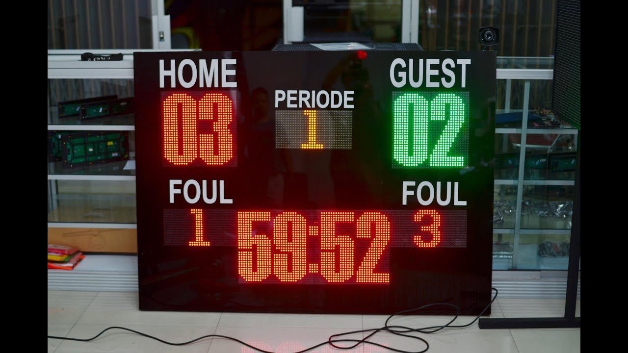 Scoreboard Futsal Standart PSSI - YouTube