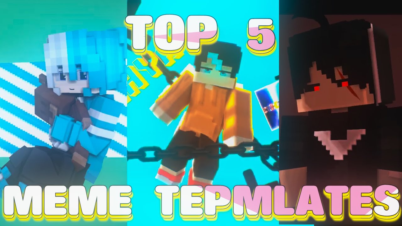 TOP 5 MEME TEMPLATES [ MINE-IMATOR ] MINECRAFT ANIMATIONS TIKTOK - YouTube