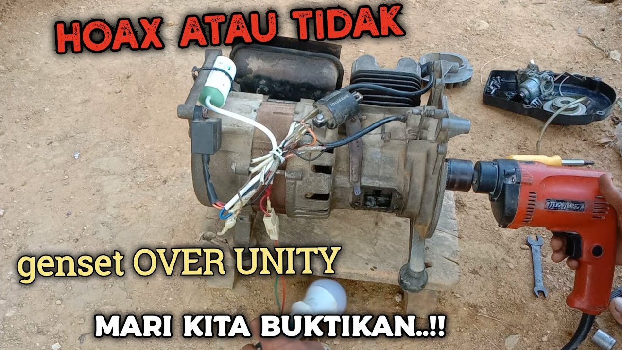 genset free energy atau over unity yg tanpa BBM - YouTube