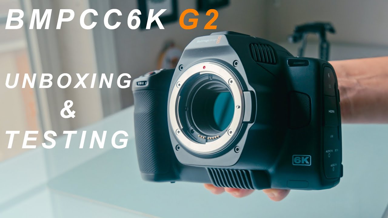 Unboxing & Testing the Blackmagic Pocket Cinema Camera 6K G2 - YouTube