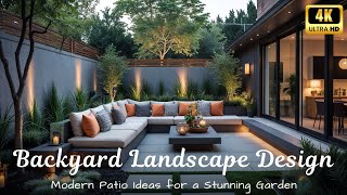 Trendy Backyard Landscape Design 2025: Modern Patio Ideas for a Stunning Garden