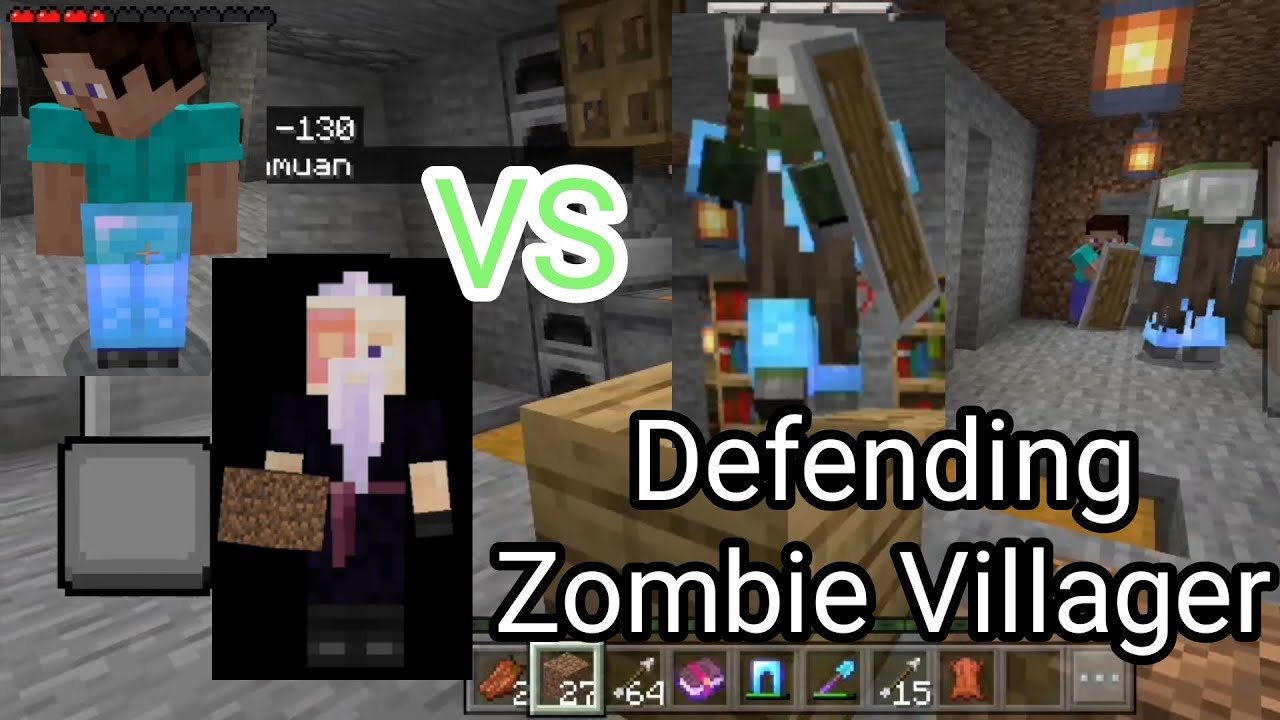 Minecraft #5 Infected Villager then Cure Him - YouTube