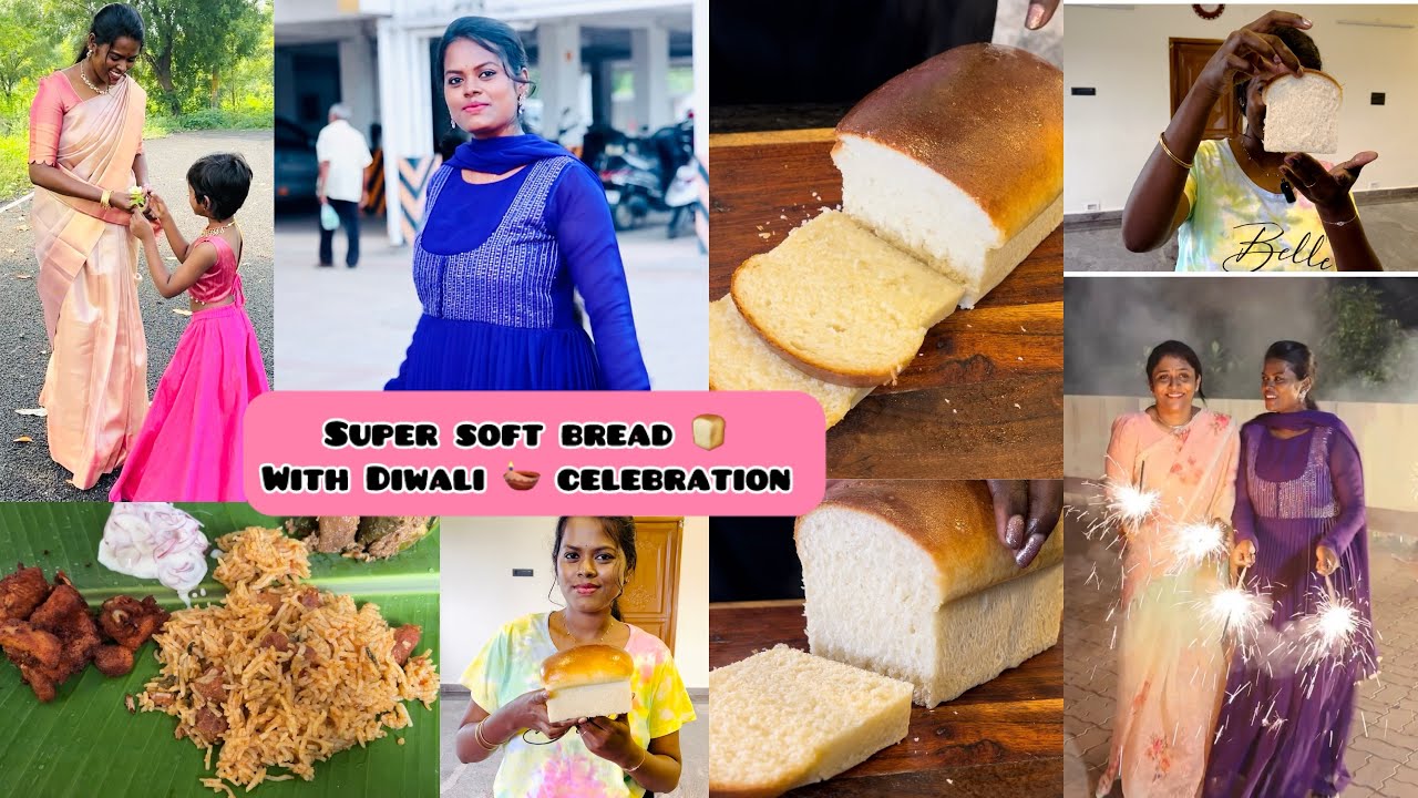 Homemade Bread 🍞 making for beginners 😍with my Diwali celebration 🎉 ...