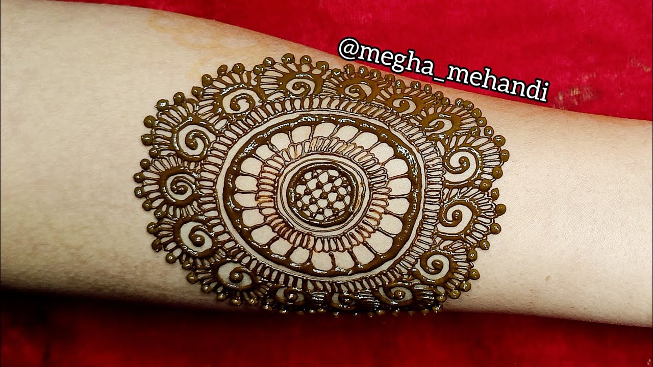 Stylish Front Hand Mehndi Design Megha 2024 🔥😍 || Easy & Simple Mehndi ...