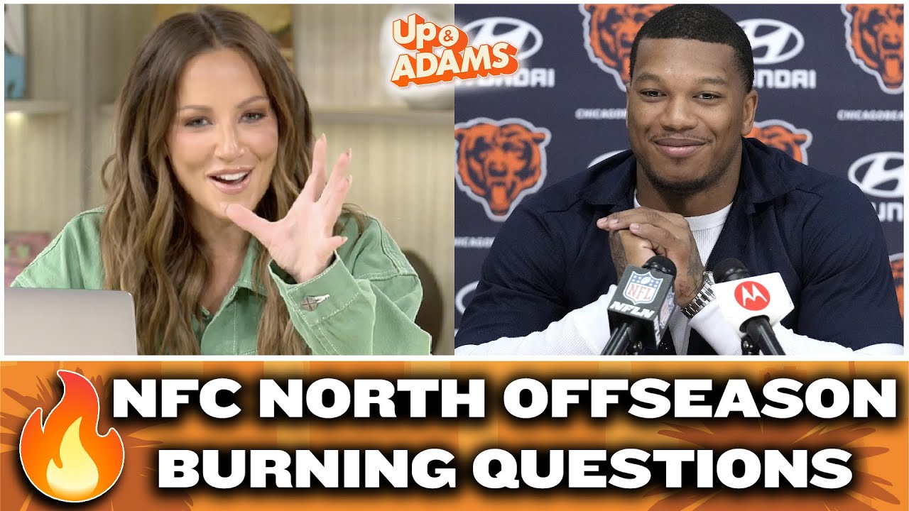 Kay Adams Burning Questions About NFC North Offseason | Up & Adams ...