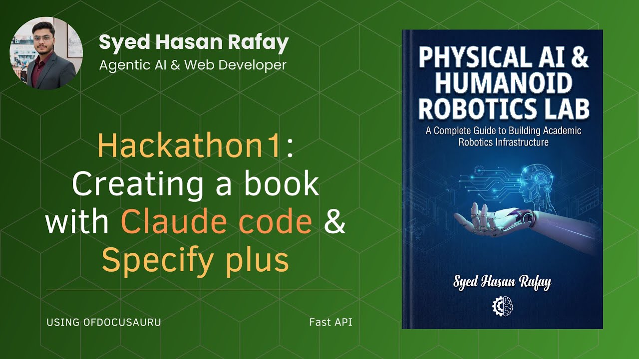 AI-Driven Spec-Driven Hackathon: Building a Full Textbook with ...