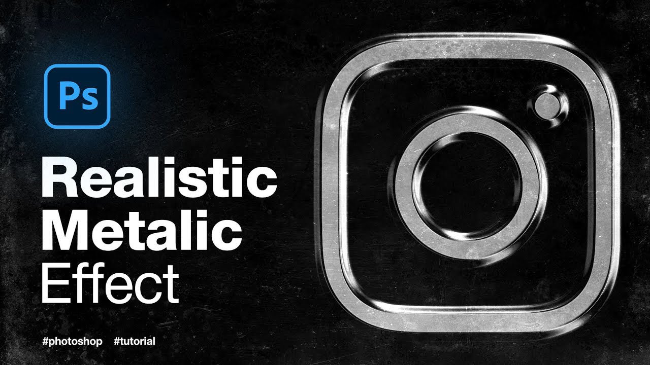 How to Create Realistic Metal Effect in Photoshop | Logo Mockup - YouTube