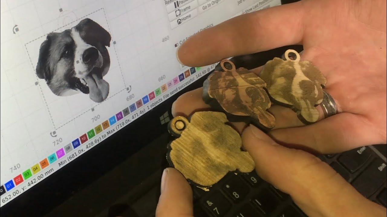 “laser engraving” RASTER IMAGES (boss) hp-3655 co2 cutter, engraver ...